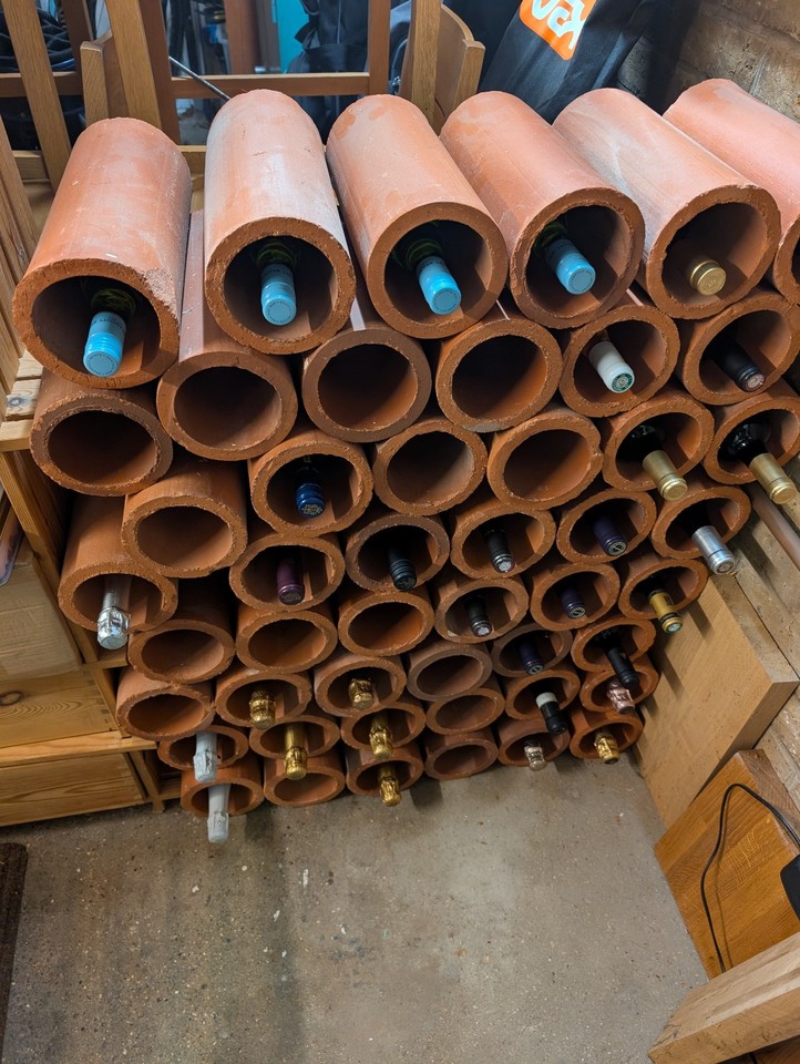 Terracotta pipes ideal for wine rack,planters and flower pots. Bug ...