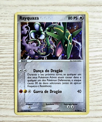 Portuguese Rayquaza 9/106 Ex Emerald *Near Impossible to Find* Pokemon TCG - DMG | eBay