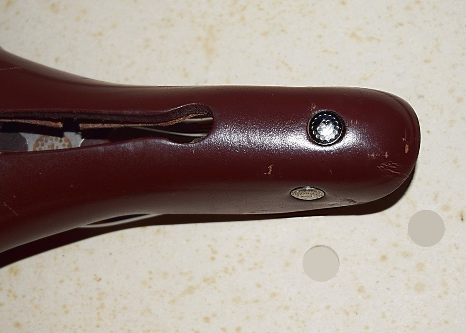 Rivet Cycle Works Pearl Bike Saddle Cro Mo Rails (similar to Brooks B17 ...