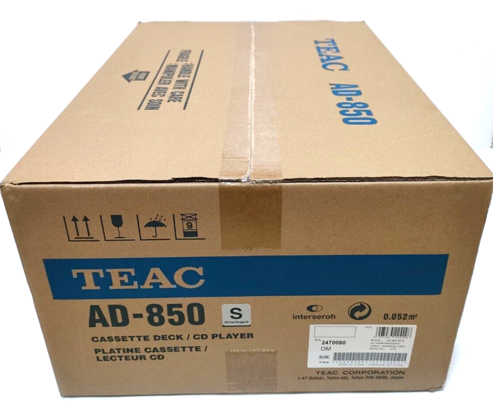 TEAC AD-850-SE Cassette Deck CD player USB Recording & Playing Dubbing ...