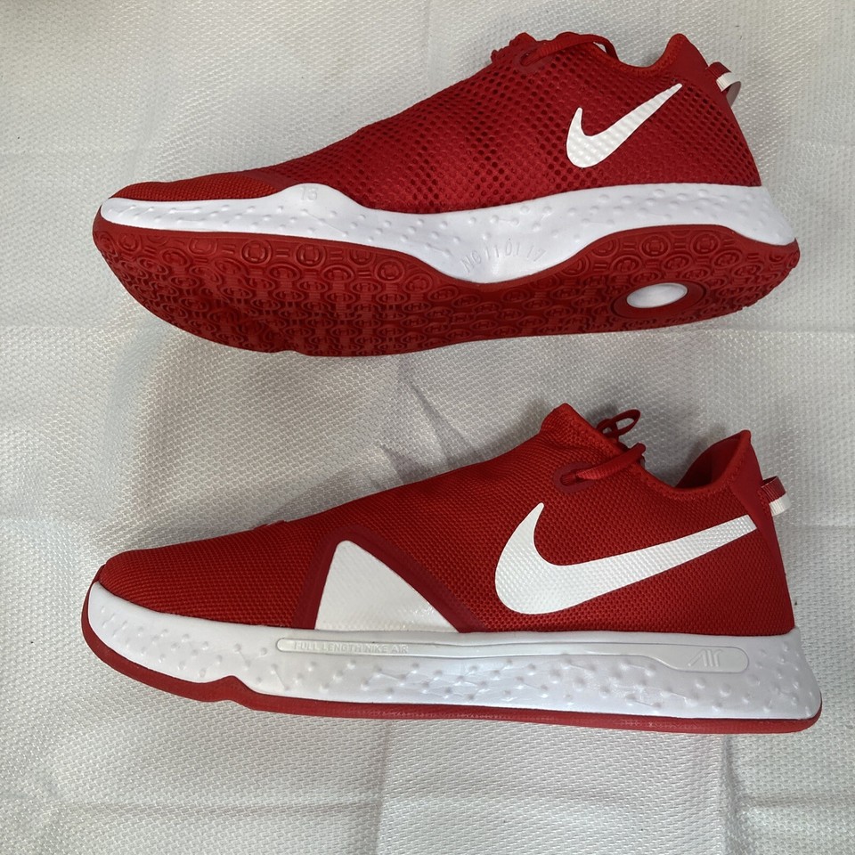 Nike Air PG 4 TB Promo Mens Size 17 University Red White Basketball ...