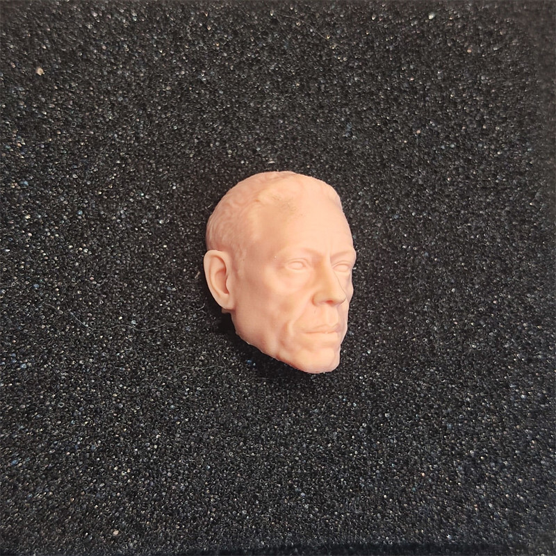 1/12 Scale Star Wars Mandalorian Moff Gid Head Sculpt Unpainted Fit 6 ...
