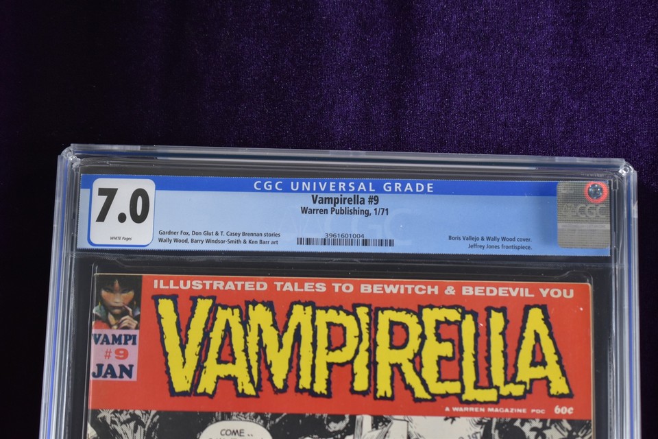 Vampirella CGC 7.0 #9 Warren Publishing 1/71 White Pages | eBay