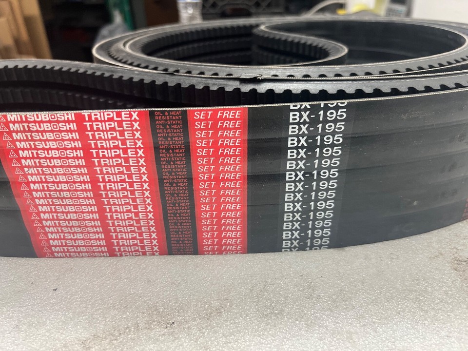 TRI-POWER POWERBAND Cogged V-Belt BX - GATES 5/BX195 (5) Groove V-Belt ...