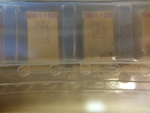 T495X107K016AS KEMET Cap Tant Solid 100uF 16V X CASE 10% SMD 14 PIECES ...