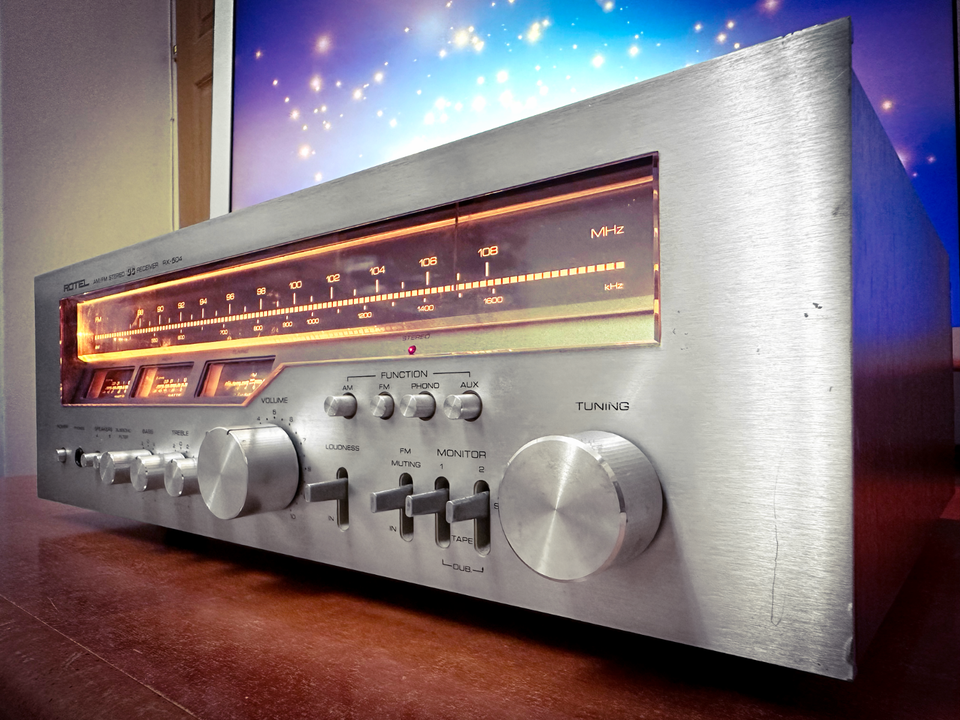 ROTEL RX-504 🌈RaRe🌈 Classic Vintage Stereo Receiver | eBay