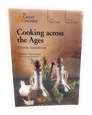 The Great Courses Cooking Across the Ages Course Guidebook & DVD NEW ...