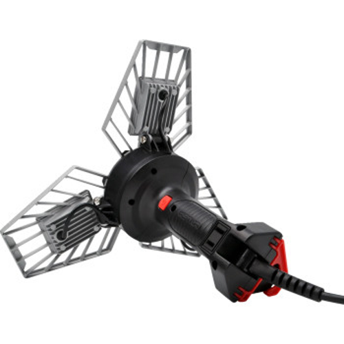 SHOP DROP LIGHT SUPER BRIGHT 5000 LUMENS with 3 aimable panels 110-240 ...