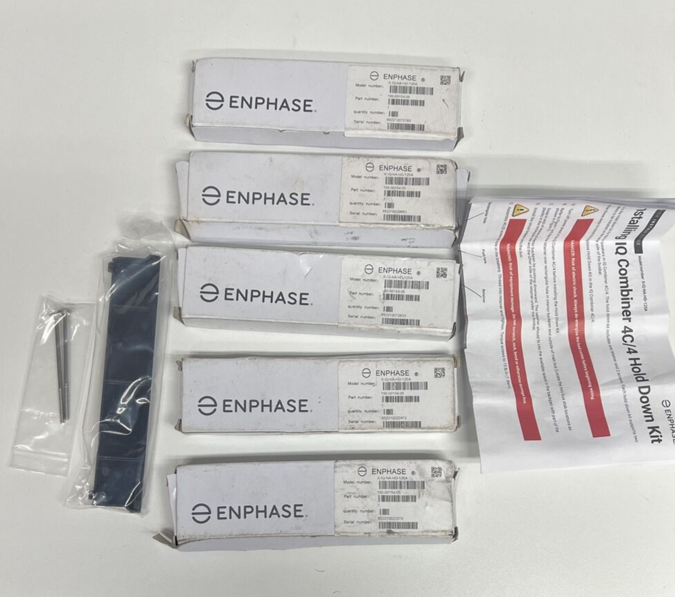 5x Enphase X-IQ-NA-HD-125A, Accessory, Combiner Hold Down Kit, IQ ...