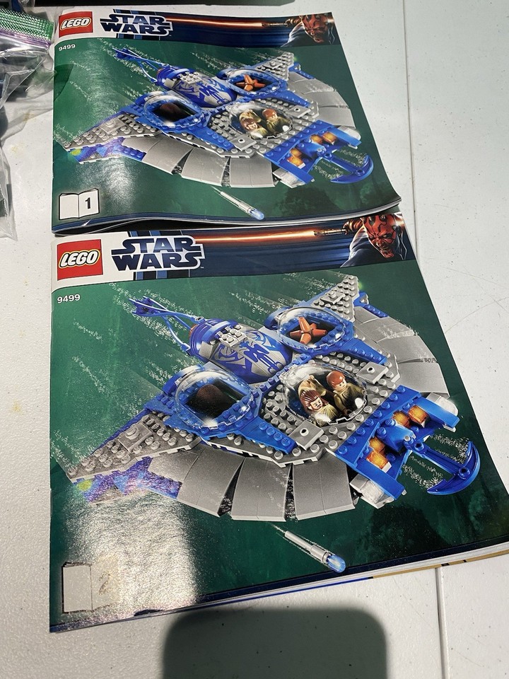LEGO STAR WARS GUNGAN SUB 9499 QUEEN AMIDALA QUI GON JINN JAR JAR BINKS ...