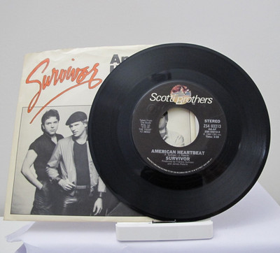 45 RECORD - SURVIVOR - AMERICAN HEARTBEAT | eBay