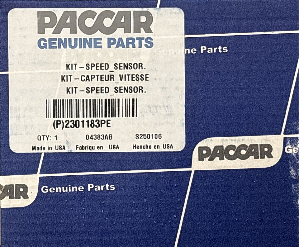~ NEW GENUINE PACCAR OEM MX-13 TURBO SPEED SENSOR KIT ~ 2301183PE | eBay