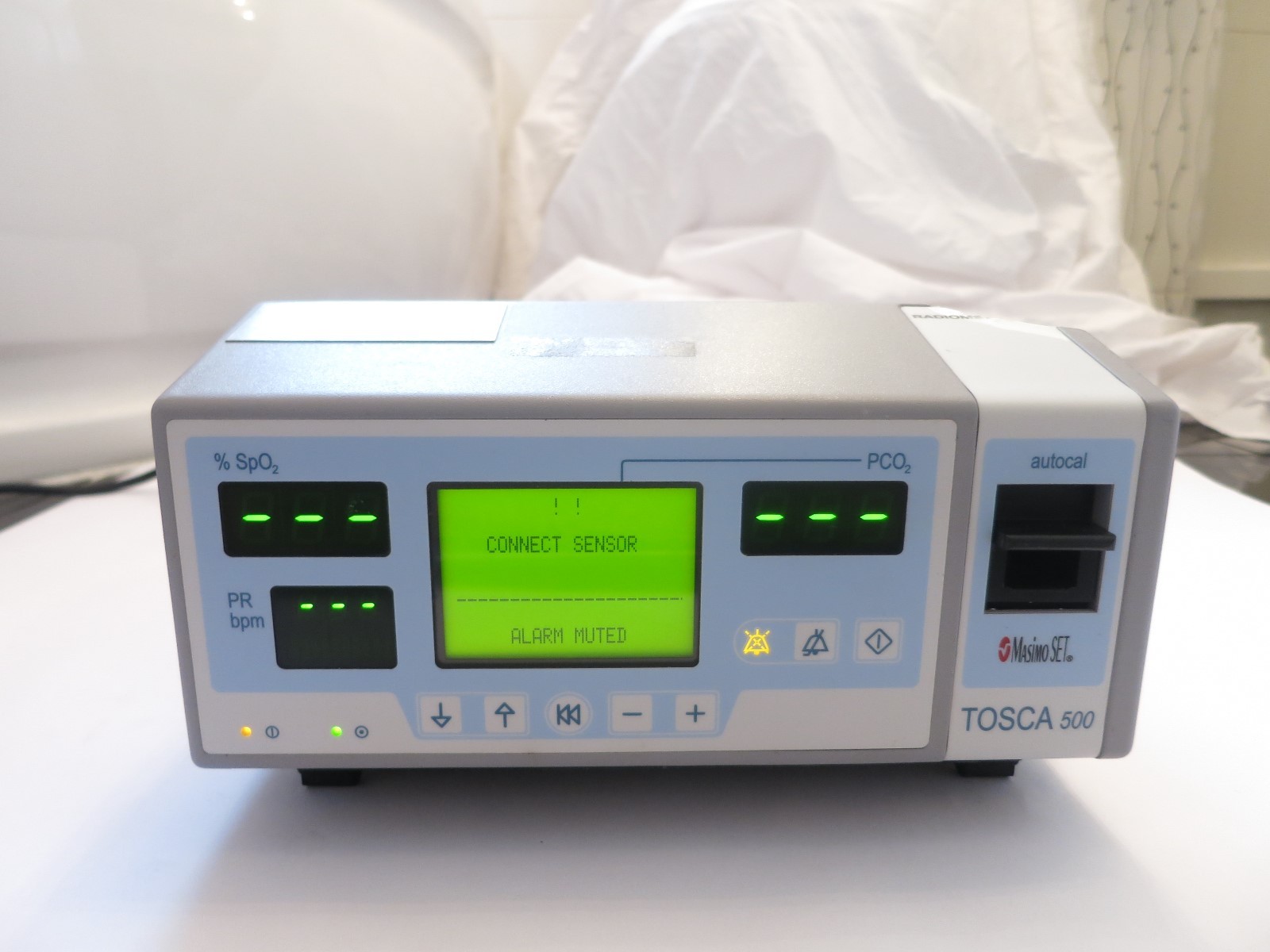 RADIOMETER TOSCA 500 MASIMO SET SPO2 PULSE PATIENT PCO2 OXIMETER ...