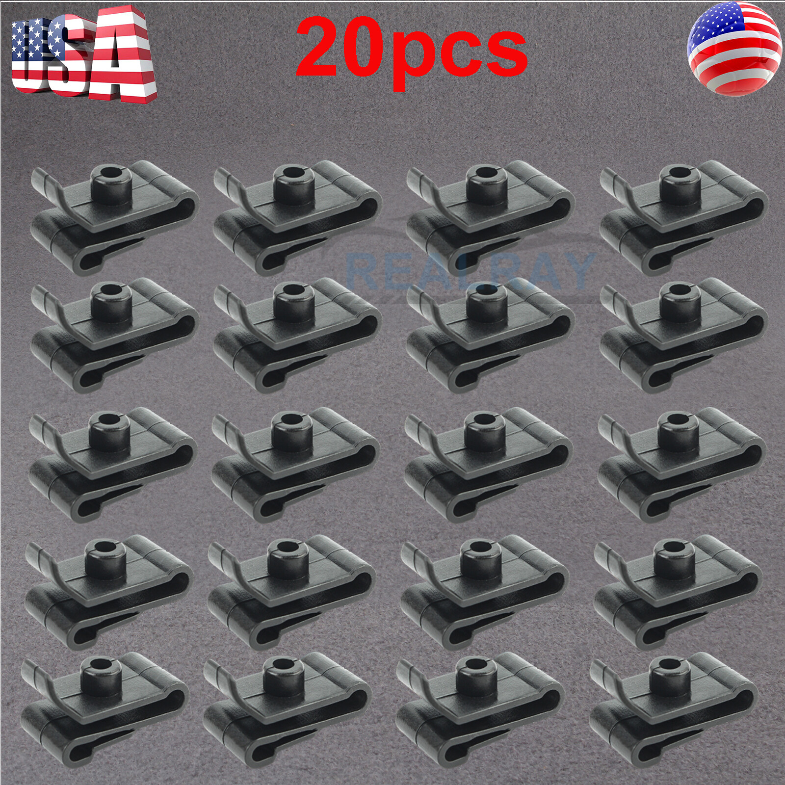 Bumper Fender Nylon Clip U Nut Screw Retainer For Toyota Camry RAV4 ...