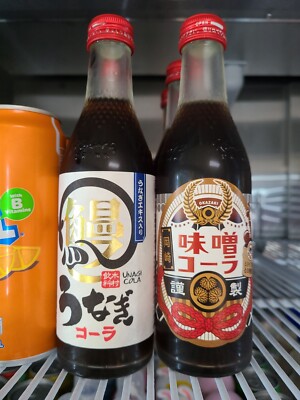 Kimura Drink Okazaki Haccho Miso Cola and Unagi Cola | eBay