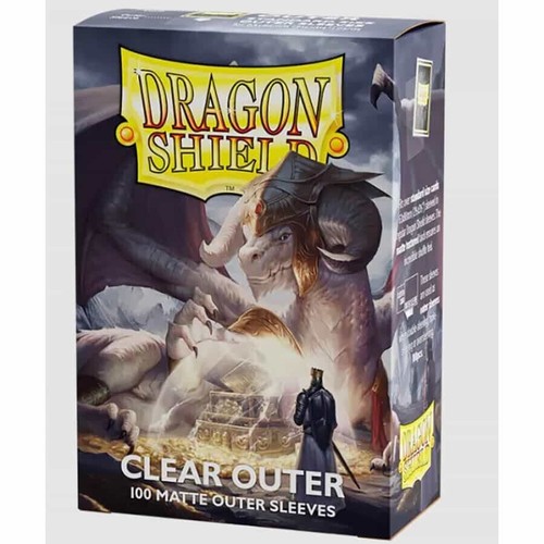 Dragon Shield Clear Outer Sleeves 100ct - Free Shipping - Sleeve/card ...