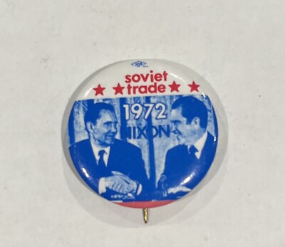 1972 Richard Nixon President Pin Campaign Button Political Pinback ...