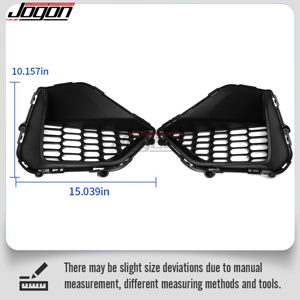 2X For Ford Mustang S650 GT 2024+ RTR Style ABS Front Bumper Side ...