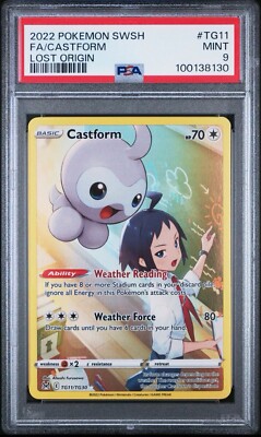 2022 Pokemon Lost Origin Castform #TG11 PSA 9 | eBay