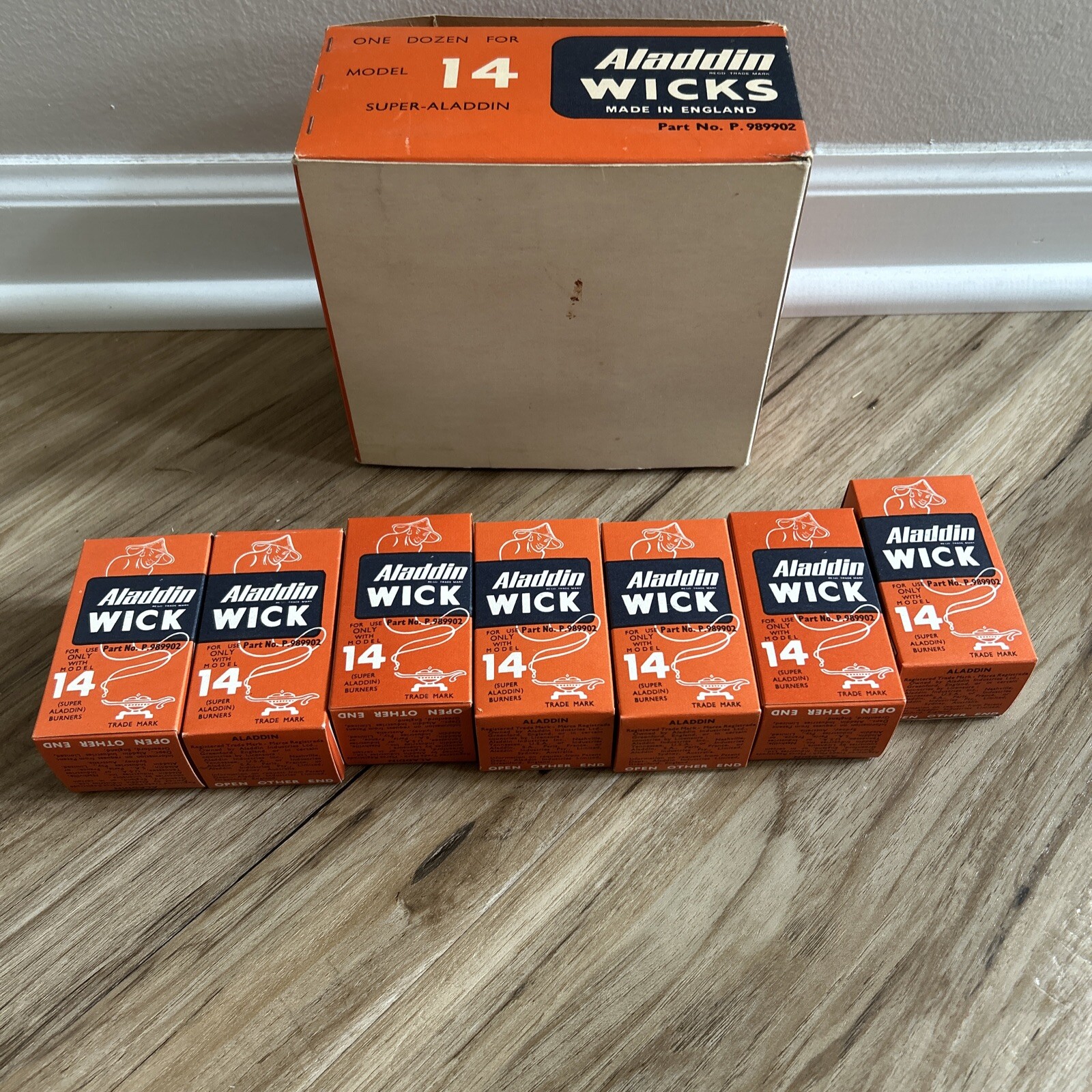 Vintage Aladdin Oil Lamp Wicks for Super Aladdin / Model 14 - Boxed Lot ...