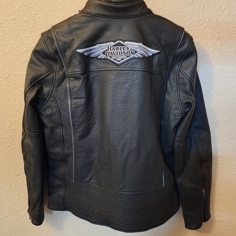 Women's 120th Anniversary Leather Harley-Davidson Jacket 97032-23VW ...