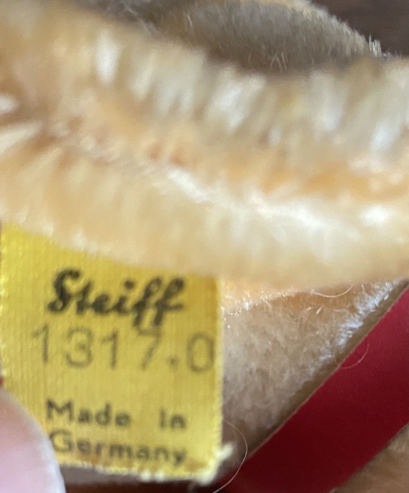 RARE STEIFF Biggie Beagle Dog 1950s standing 7” Mohair ALL ID Vintage ...