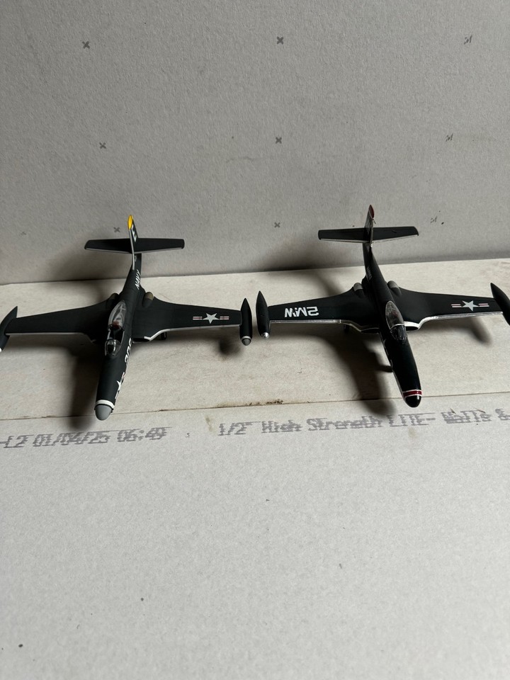 2 Professionally Built F2H-2N Banshee Night Fighter Model 1/48 Scale | eBay