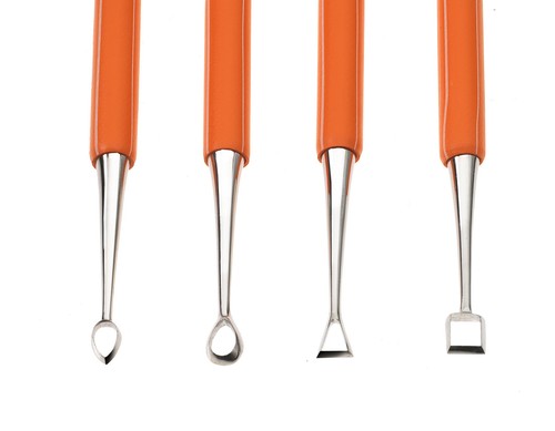 Xiem Studio Professional Miniature Carving Tools Set of 4 with Orange ...