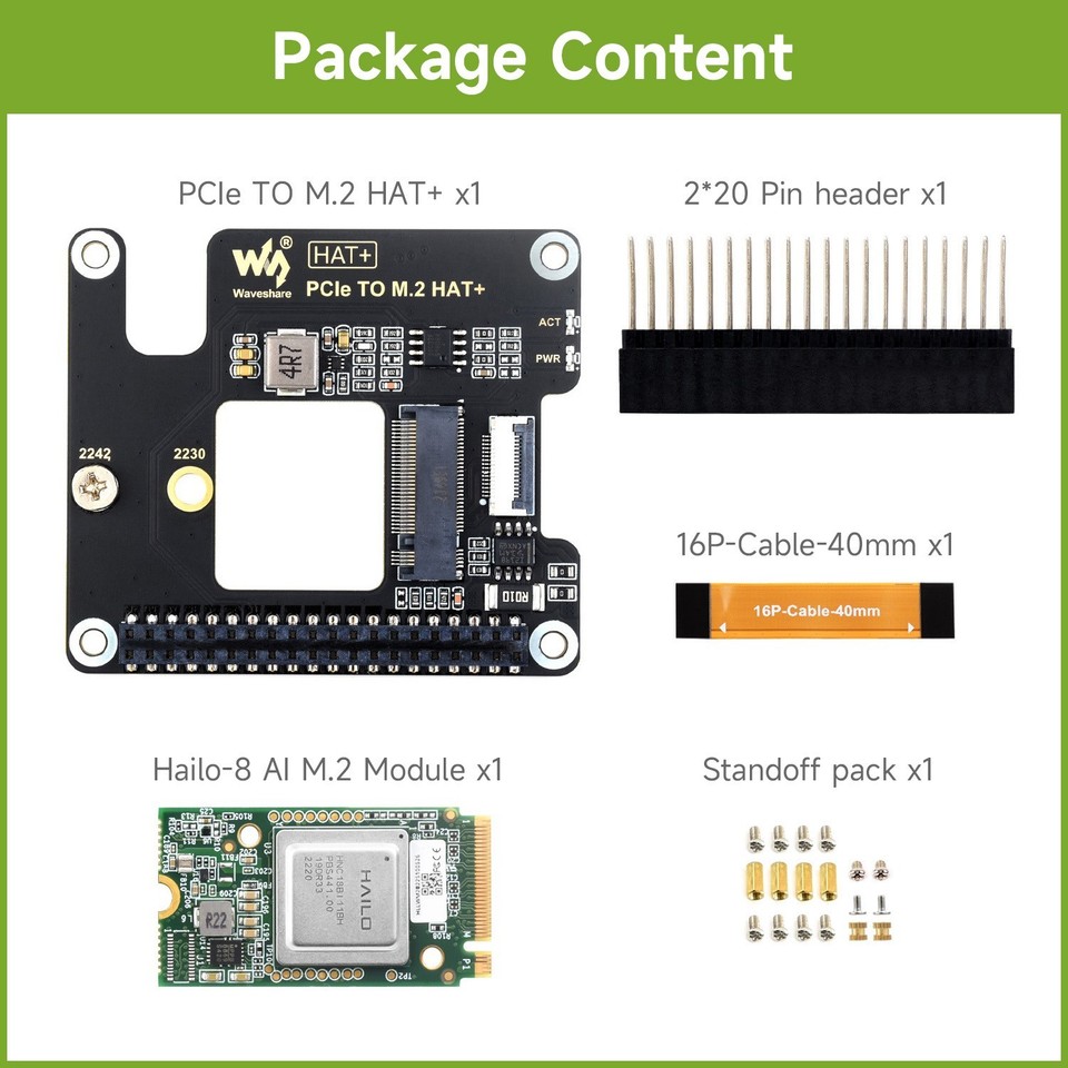 Hailo-8 M.2 AI Accelerator Module Based On 26TOPS Hailo-8 AI Processor ...