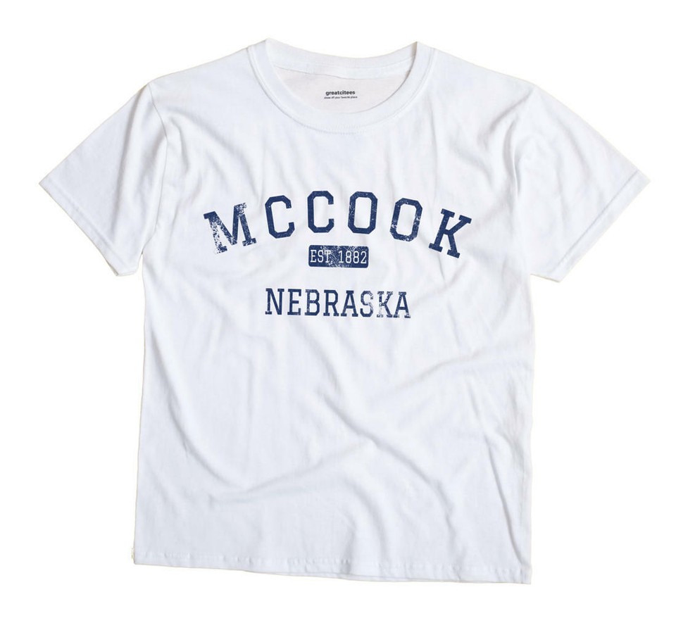 McCook Nebraska NE T-Shirt EST | eBay
