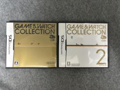 Nintendo DS Club Nintendo Limited Game & Watch Collection 1 and 2 set ...