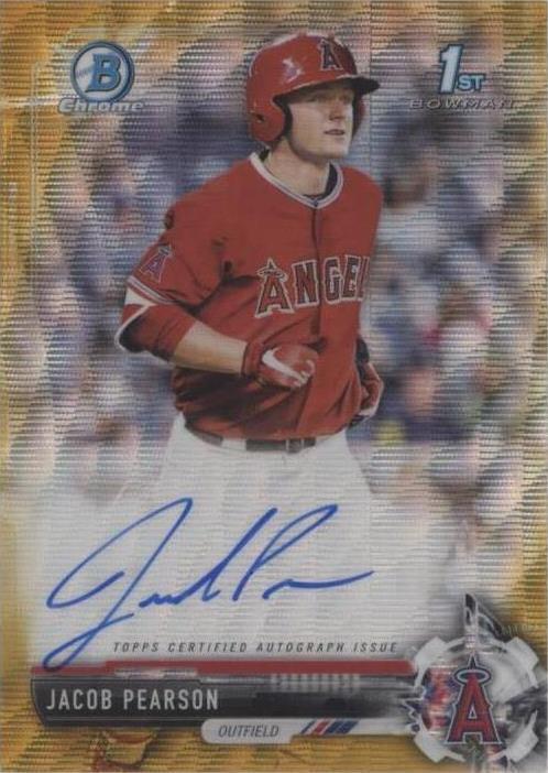 2017 Bowman Draft - Chrome Draft Pick Autographs Jacob Pearson #CDA-JPE ...