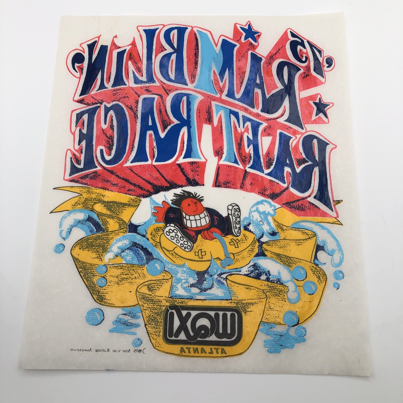 Vintage Budweiser 1975 Ramblin' Raft Race Atlanta Geo… - Gem