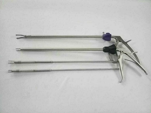 2Pcs Laparoscopic SS Hem o Lock 10mm Clip Applicator 3 in 1 Surgical ...