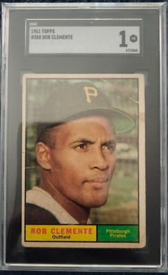 1961 TOPPS ROBERTO BOB CLEMENTE #388 SGC 1 PIRATES | eBay