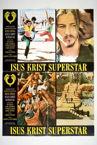 JESUS CHRIST SUPERSTAR Original exYU movie poster 1973 TED NEELEY ...