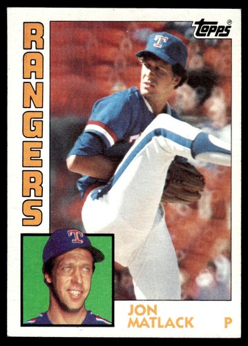 1984 Topps #149 Jon Matlack - Texas Rangers | eBay