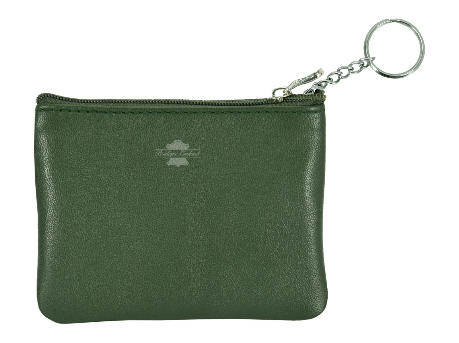 New Key Pouch Genuine Leather Small Coin Card Key Ring Wallet Pouch ...