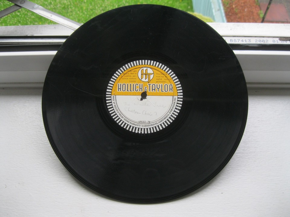 RARE HOLLICH & TAYLOR LABEL 78 SOUND THE TRUMPET / THE WATTLE TREE ...