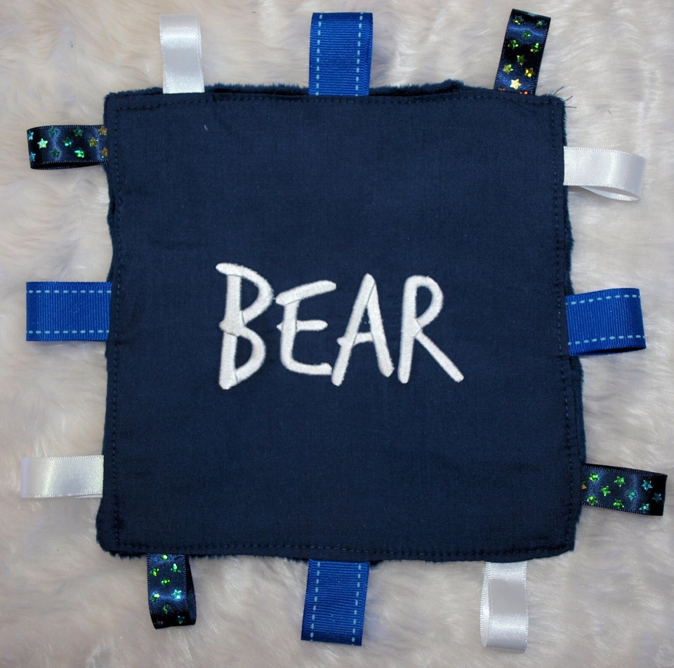 Baby Taggie | Taggy Soft Toy | Sensory Blanket | Name & DOB | Royal ...