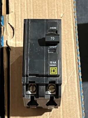 NEW Square D QO270 70 Amp 2 Pole Circuit Breaker TYPE QO 785901400585| eBay