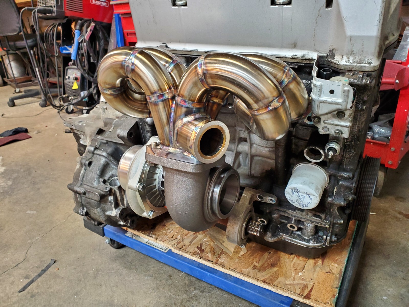 HONDA K20 K24 BOTTOM MOUNT TURBO MANIFOLD T3 T4 RSX EP3 TSX FG2 NSX MR2 ...