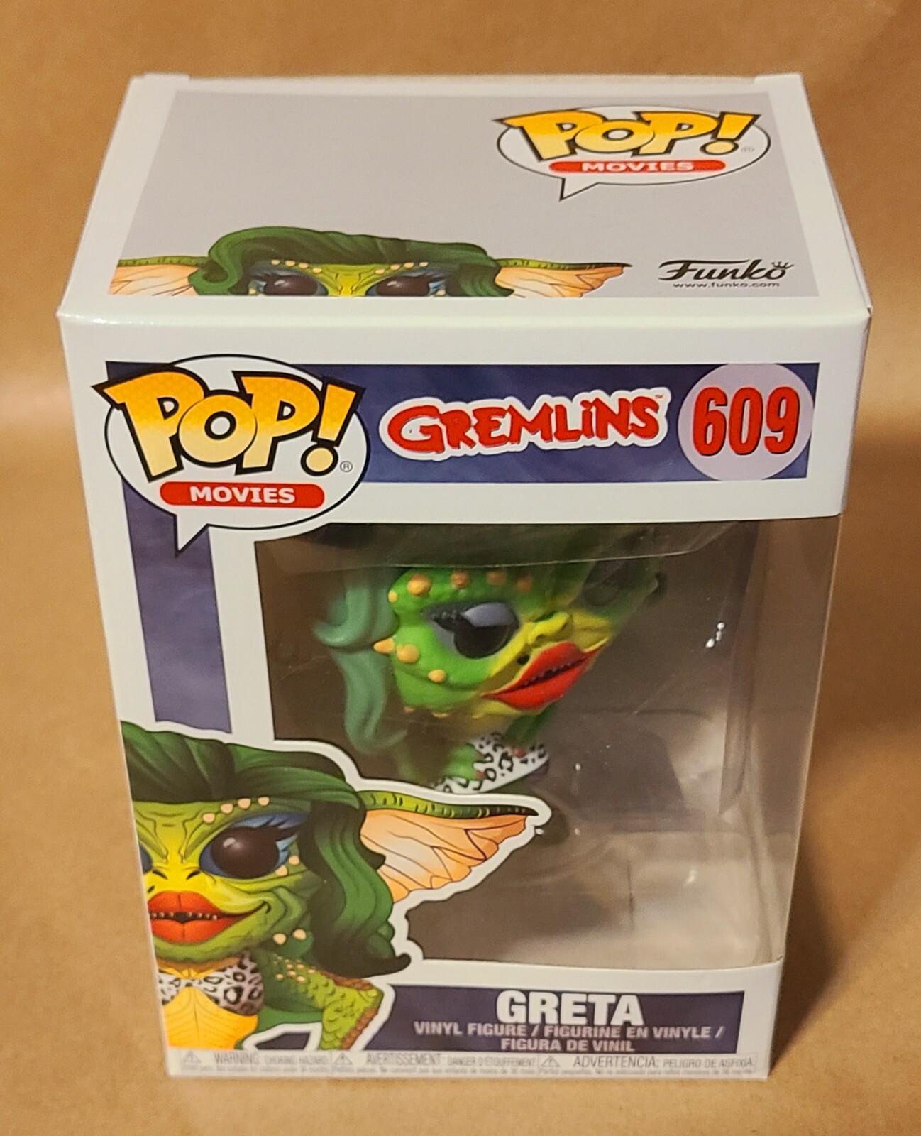 Funko Pop Gremlins Lot: 04 Gizmo, 06, 609 Greta, 610 Flashing, 1146 ...