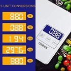 Food Scale With Usb Rechargeable Digital Kitchen Scale With 6 Units ...