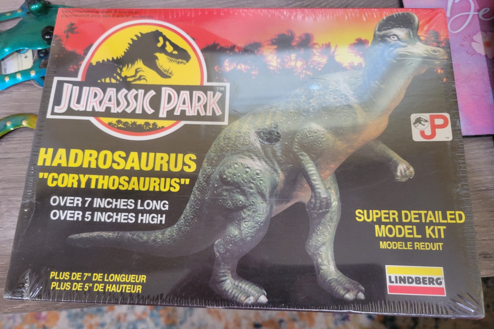 Jurassic Park Hadrosaurus "Corythosaurus" model kit New SEALED 1993 | eBay