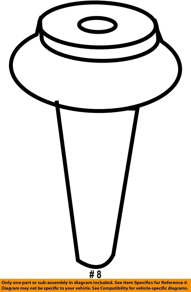 GM OEM Radiator Core Support-Upper Panel Cover Retainer Clip 11561878 ...