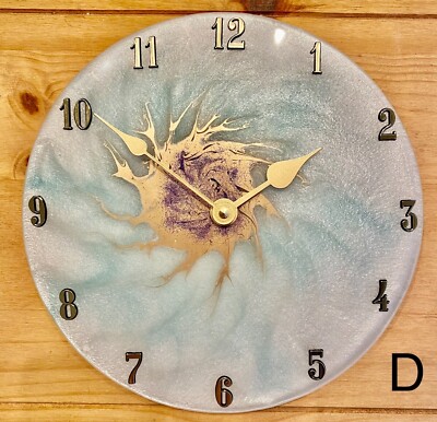 Multi Coloured Clock 10 Inch. | eBay UK