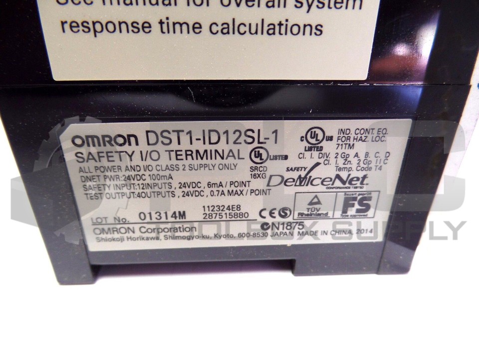 NEW OMRON DST1-ID12SL-1 SAFETY I/O TERMINENL | eBay