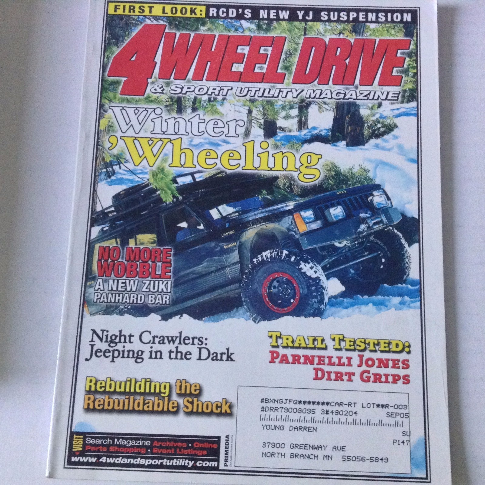4 Wheel Drive Magazine Winter Wheeling Parnelli Jones January 2004 ...