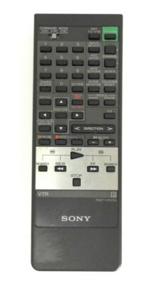 SONY RMT-V555A VCR Remote Control SVO-150 , SLV-555UC | eBay